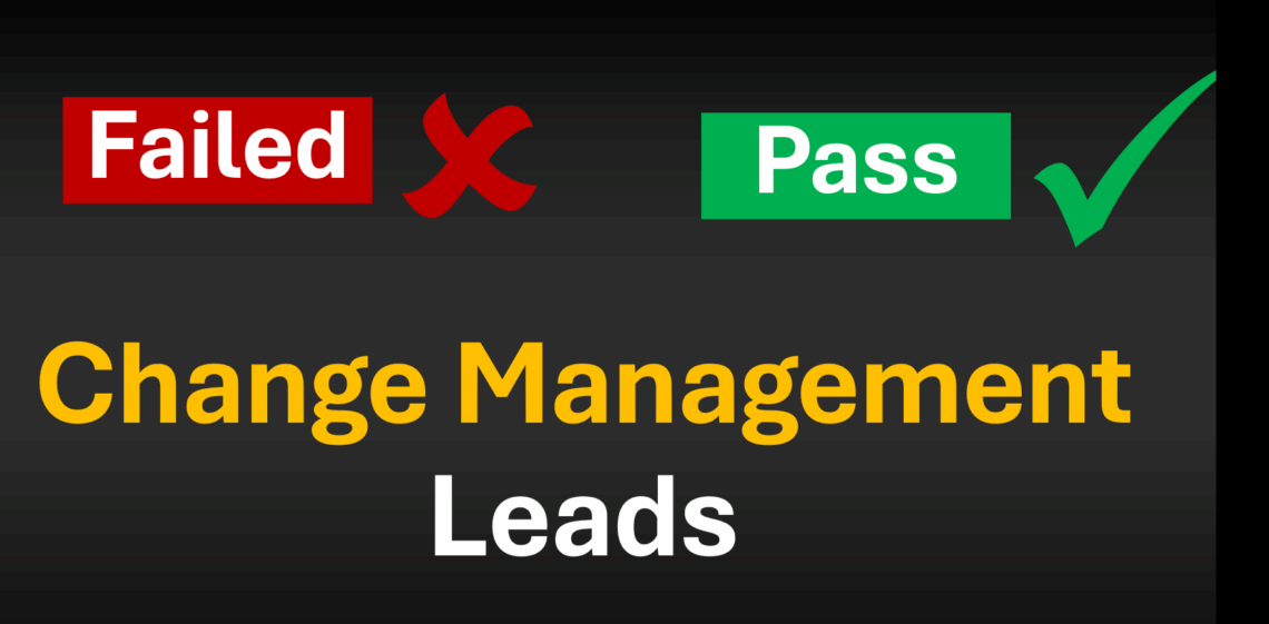 How to Choose the Right Change Management Lead for Your Projects ...