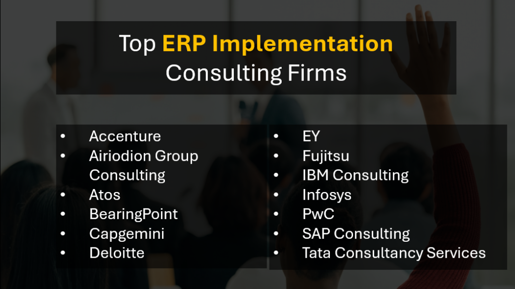 13 Top Consulting Firms for ERP Implementation (2026 Ranking and ...